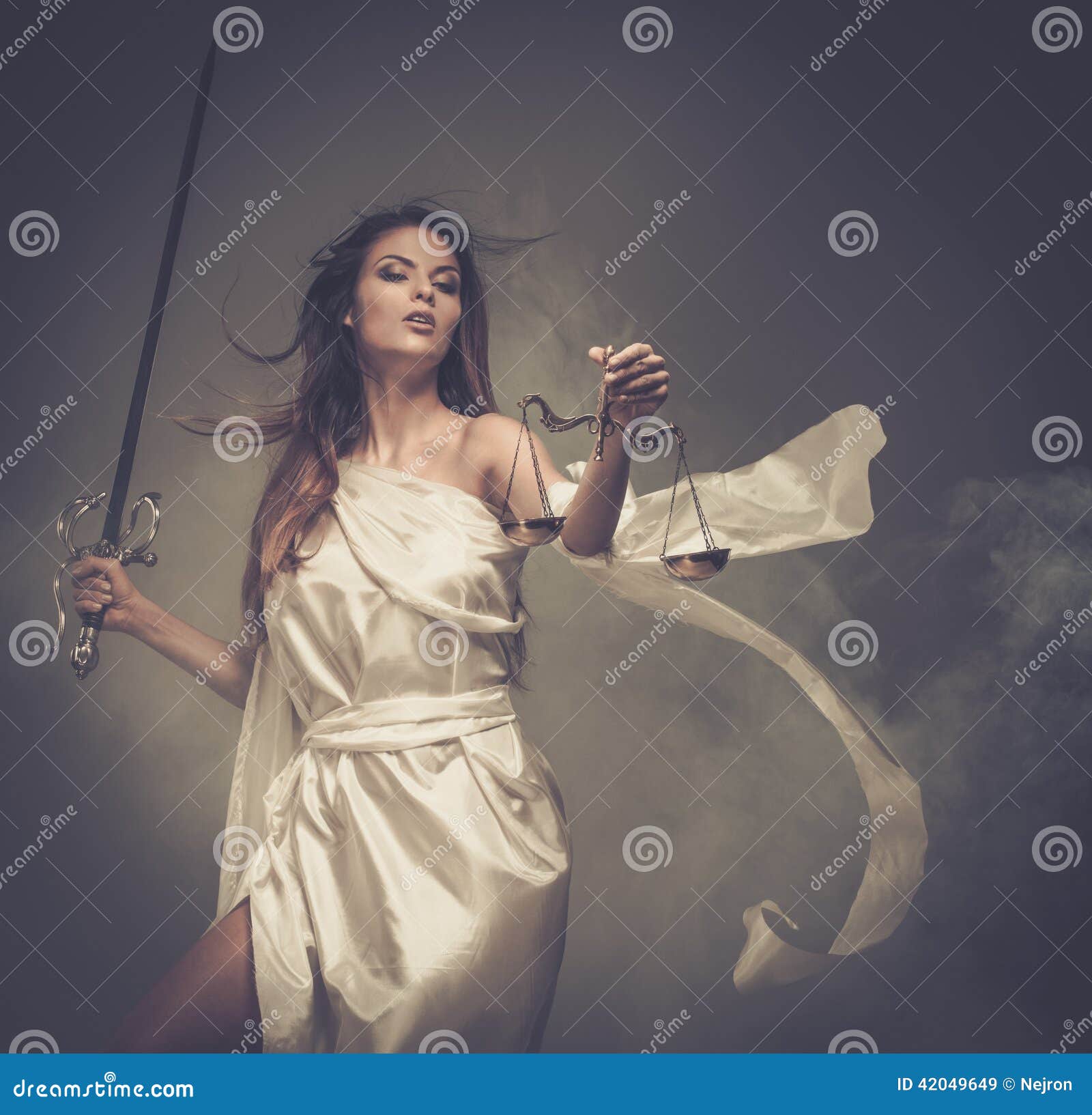Femida, Goddess of Justice stock image. Image of legal - 42049649