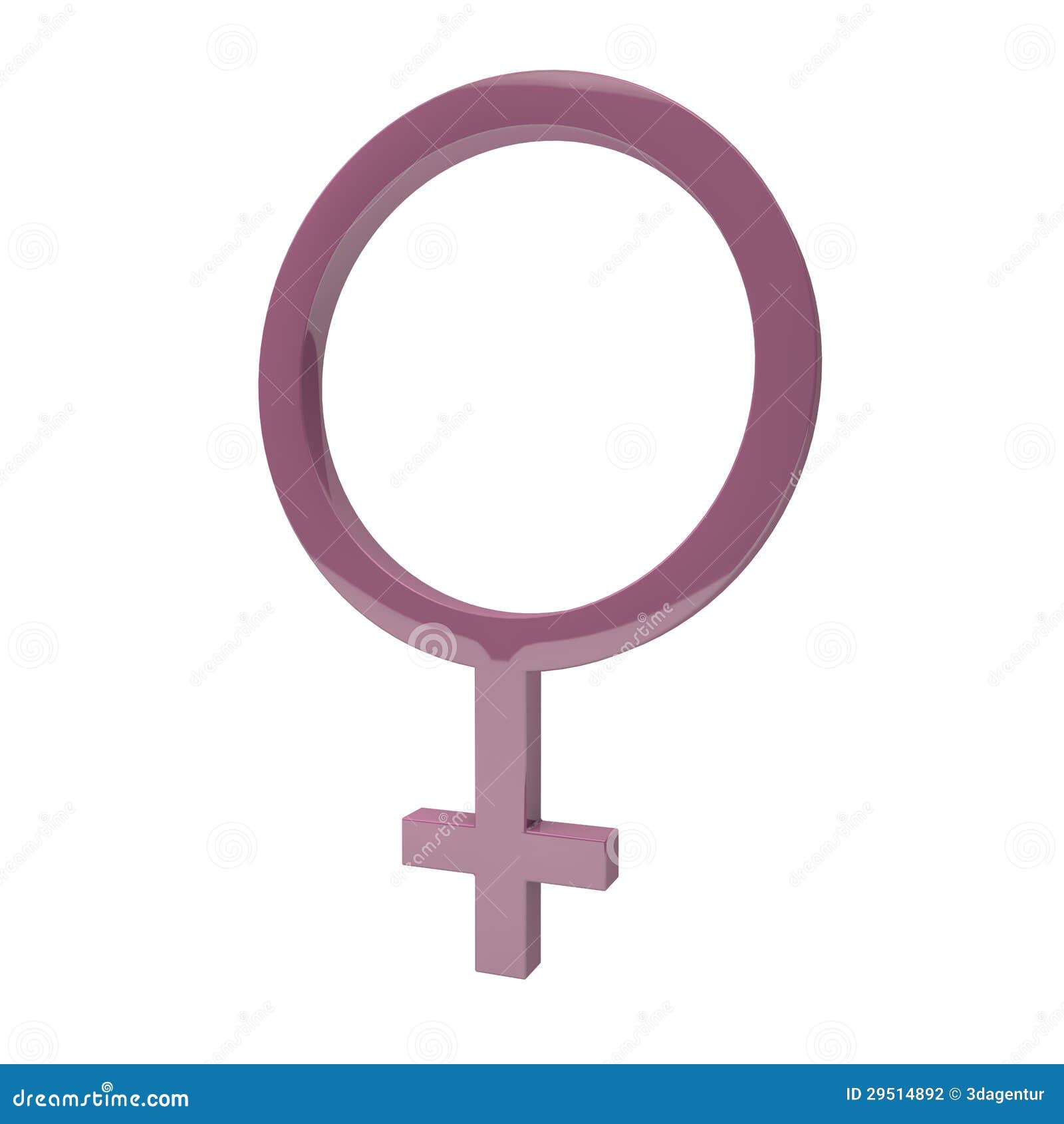 Feminidad como símbolo stock de ilustración. Ilustración de junta ...