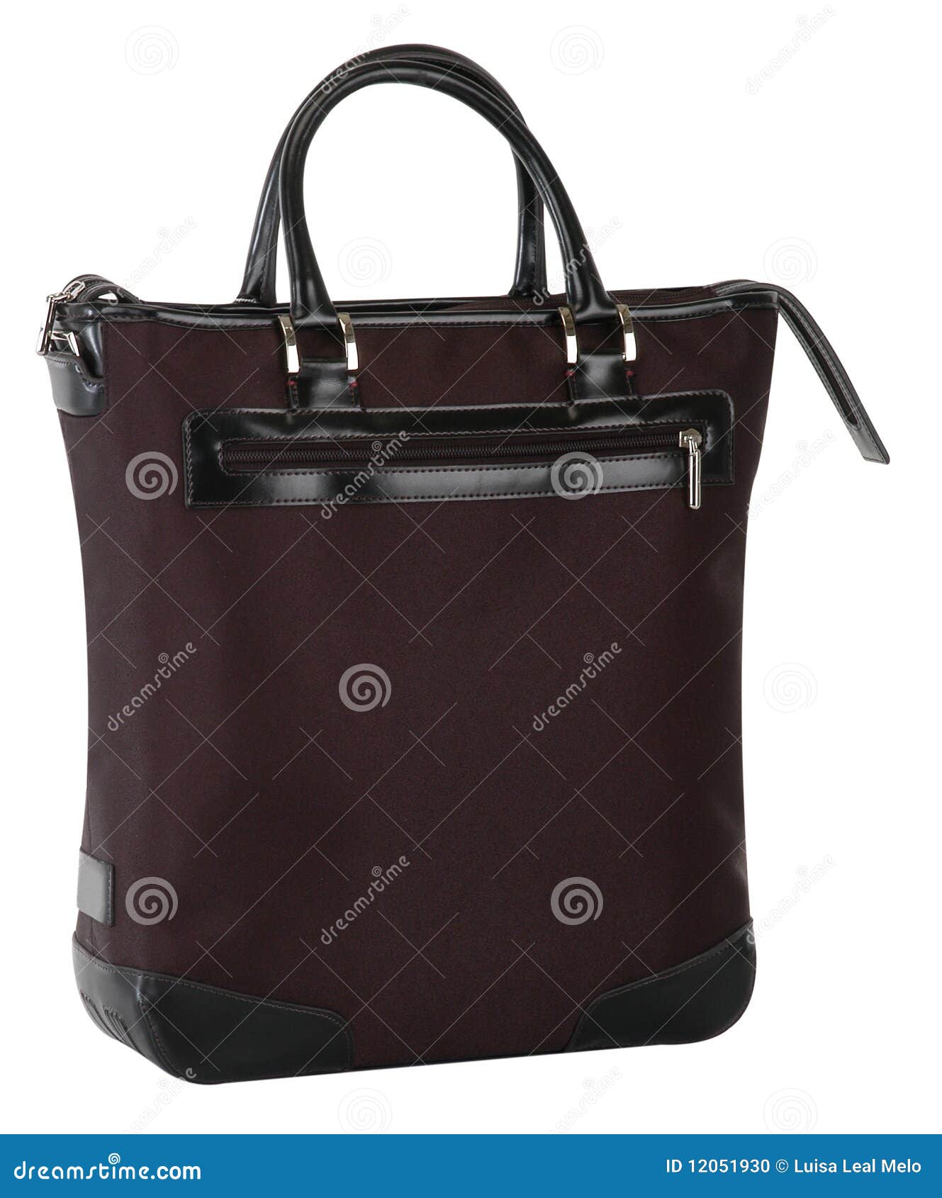 Feminine bag. Isolated stock photo. Image of luggage - 12051930
