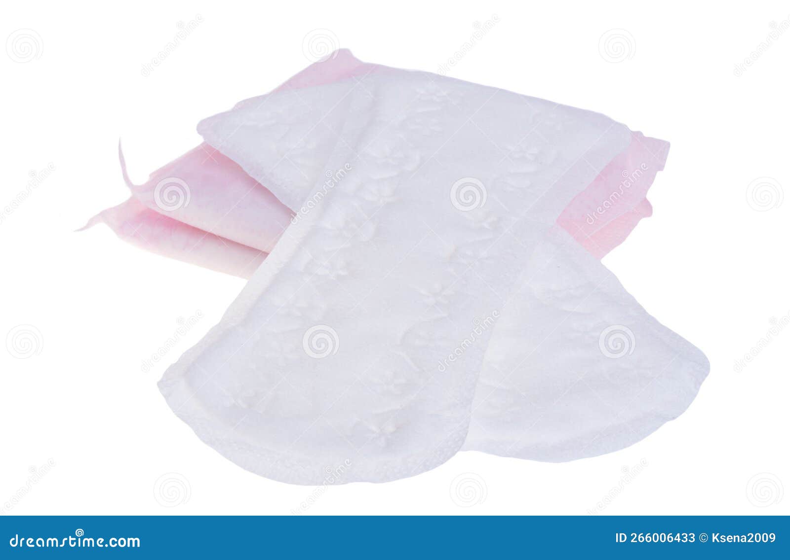 Feminine pads isolated stock image. Image of isolated - 266006433