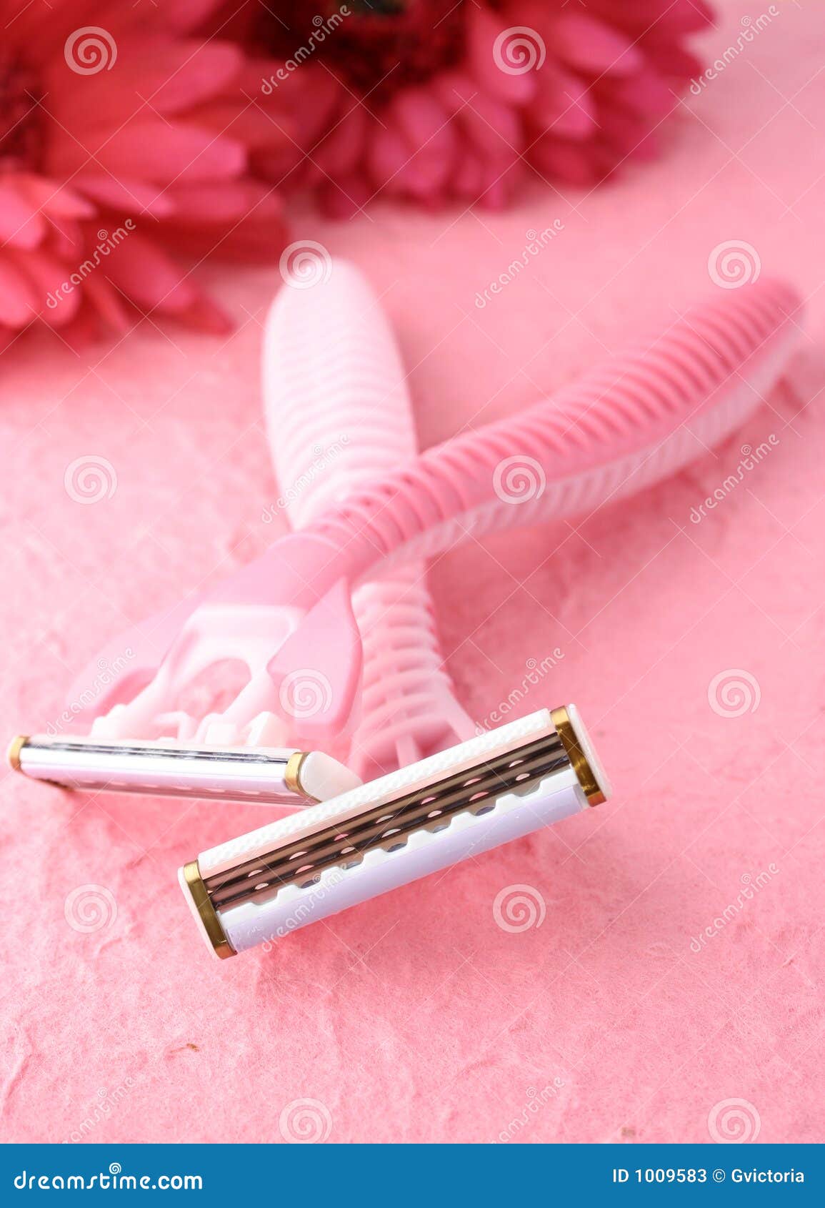 Feminine shaving stock image. Image of blade, female, razors - 1009583