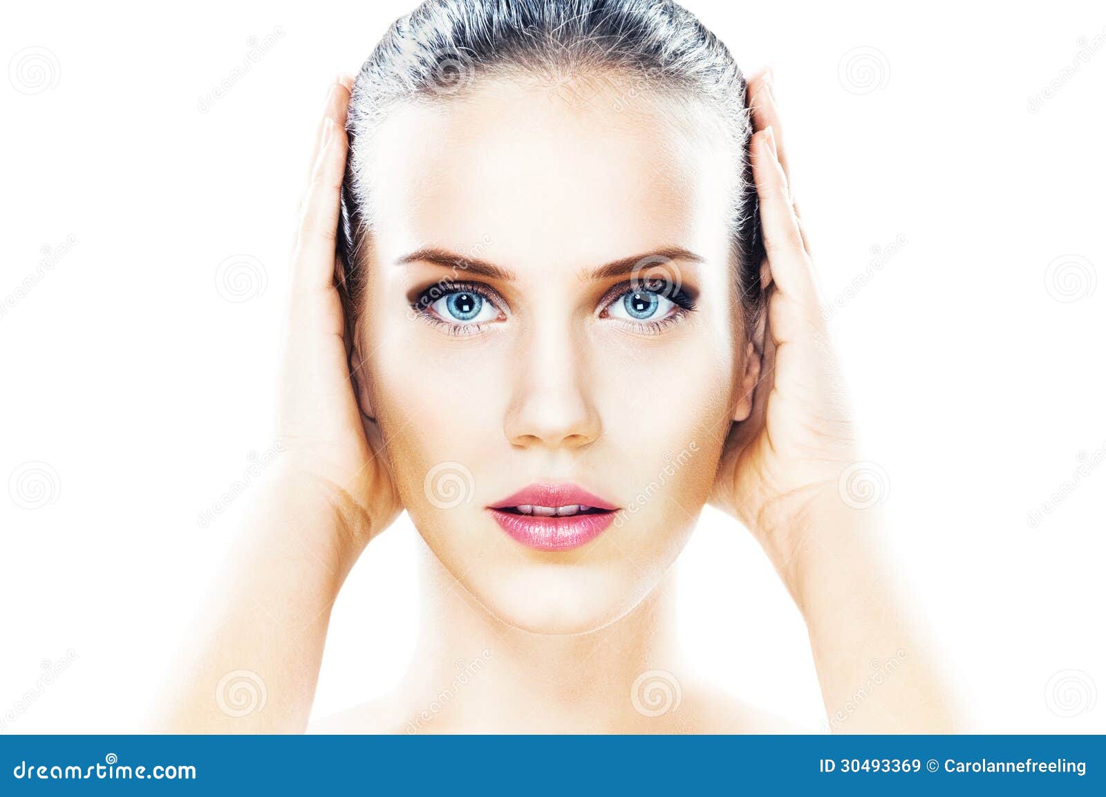 Femininity stock image. Image of care, hands, girl, makeup - 30493369