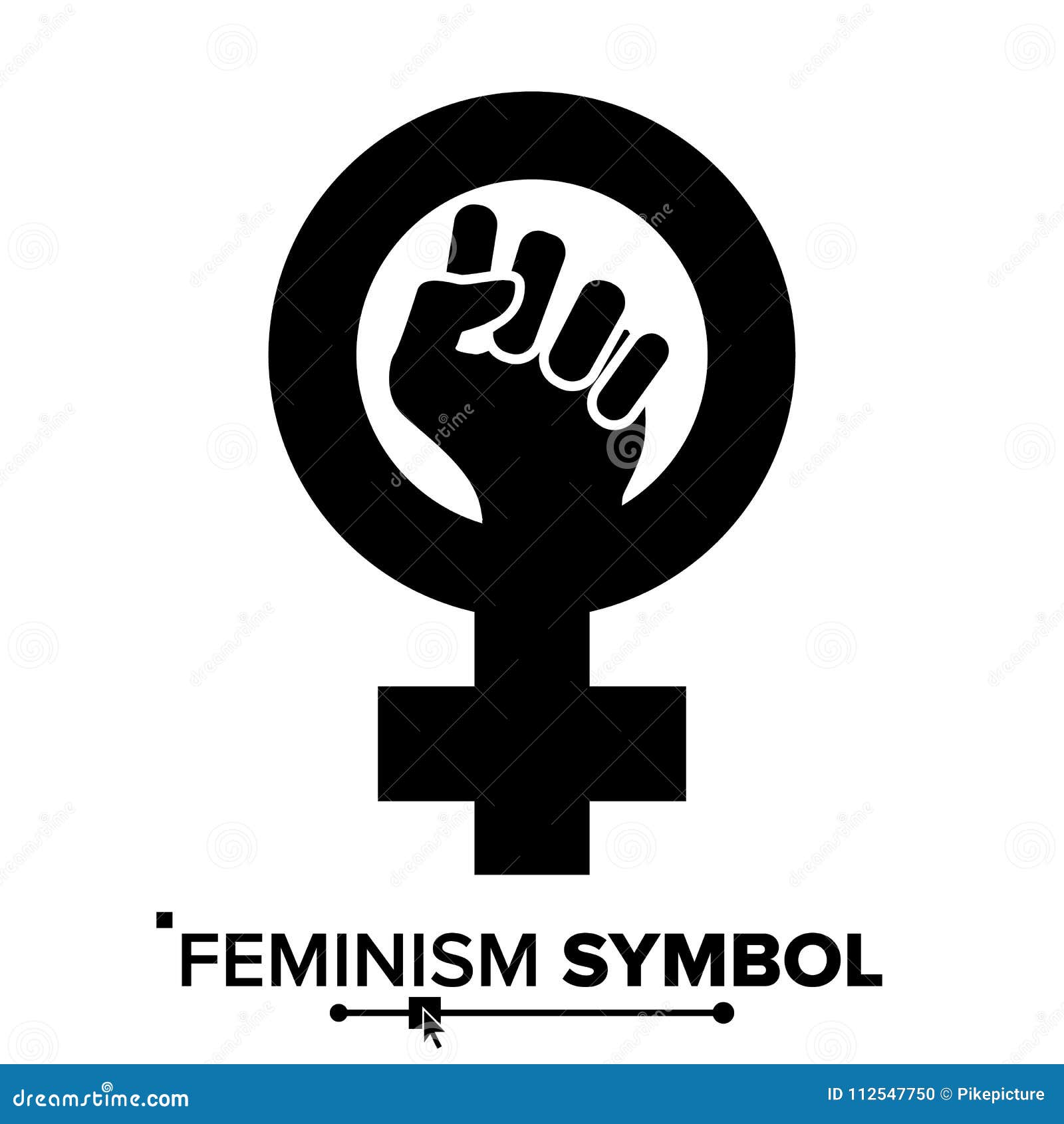 Feminism Protest Symbol Vector Feminism Woman Gender Power Female