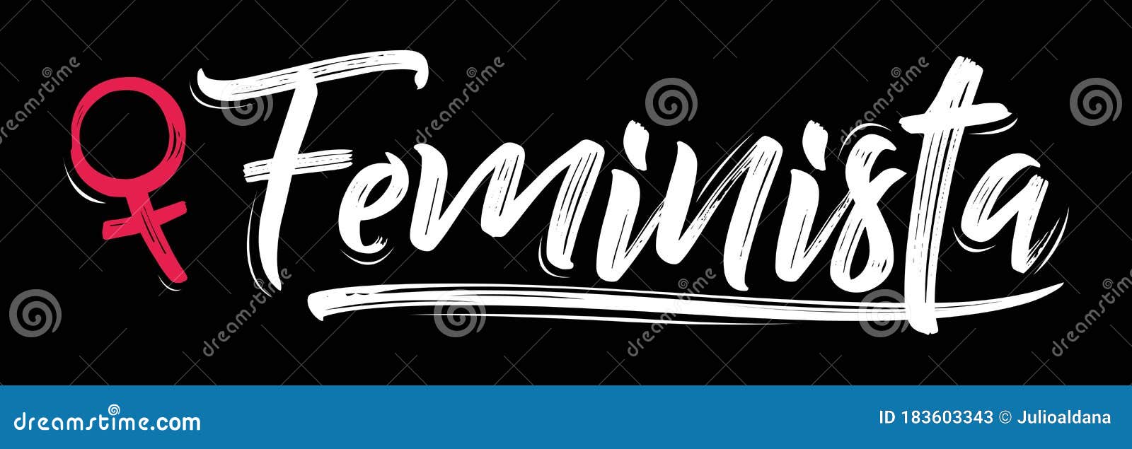 Feminista, Feminist Spanish Text Vector Design. Stock Vector ...