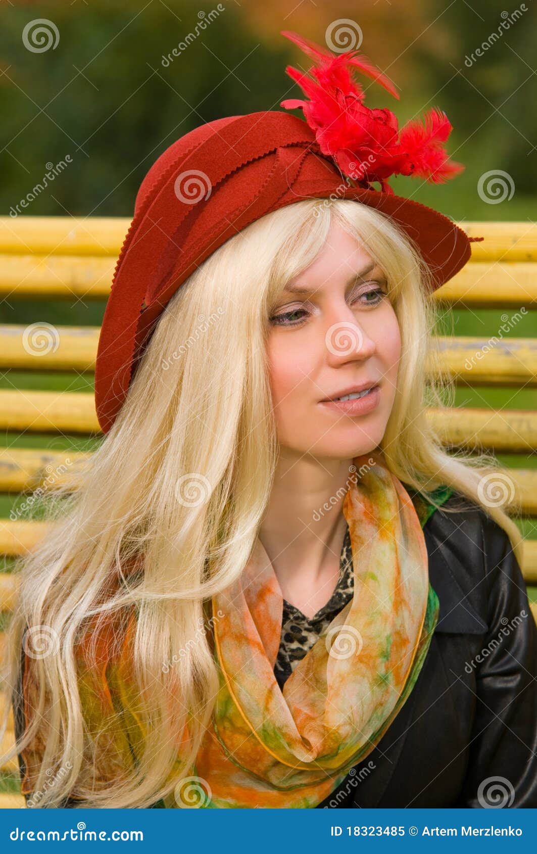 Femme Attirant Avec Une Belle Coiffe Image stock - Image du chapeau ...