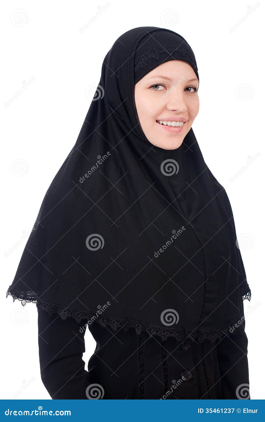 Femme Avec Le Burqa Musulman Image stock - Image du dame, beauté: 35461237