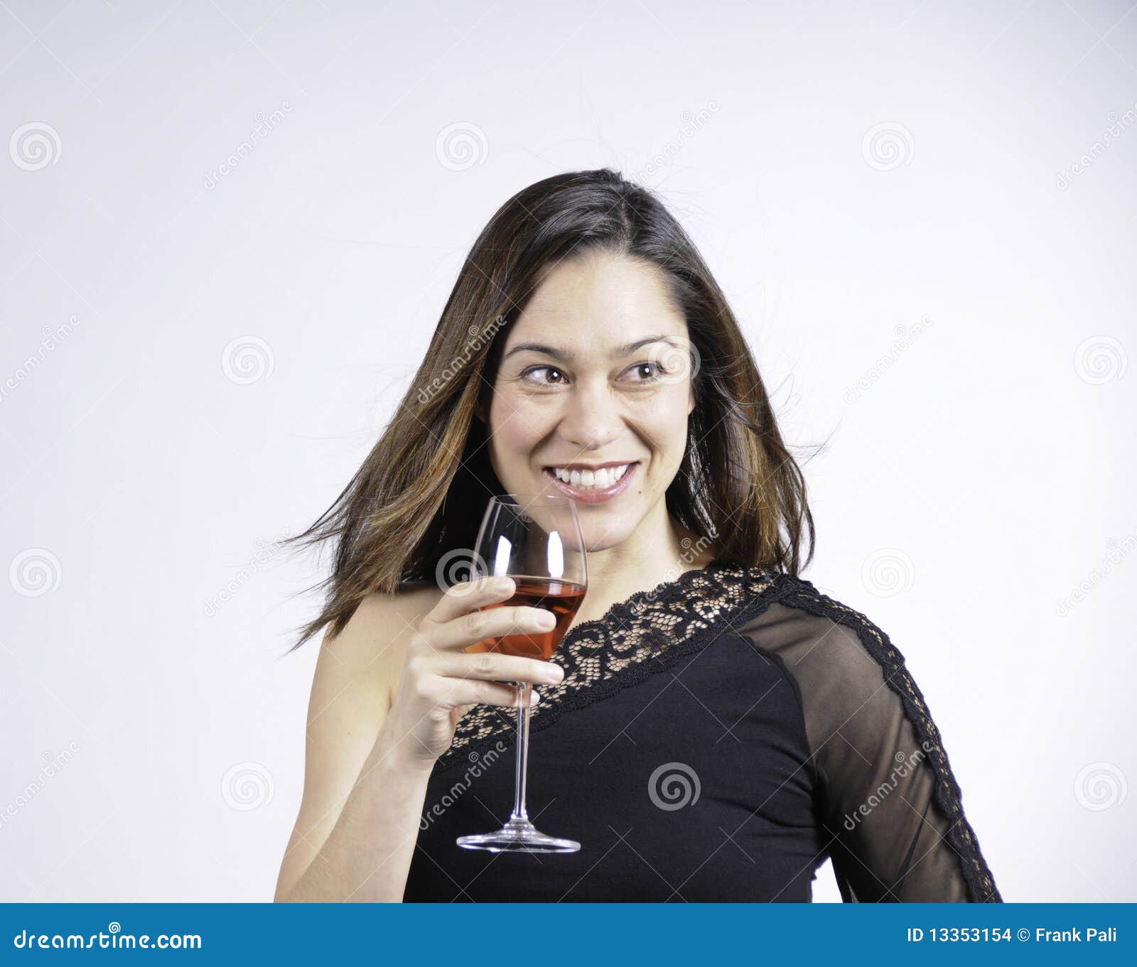 Femme Avec Un Grand Sourire Photo stock - Image du fermer, beauté: 13353154