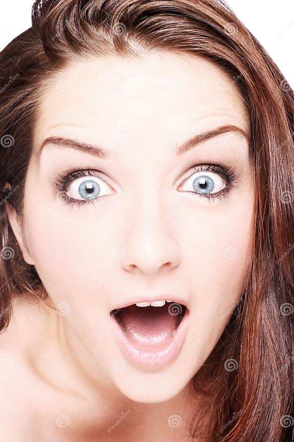 Femme choqué photo stock. Image du ouvert, femelle, femme - 11009708