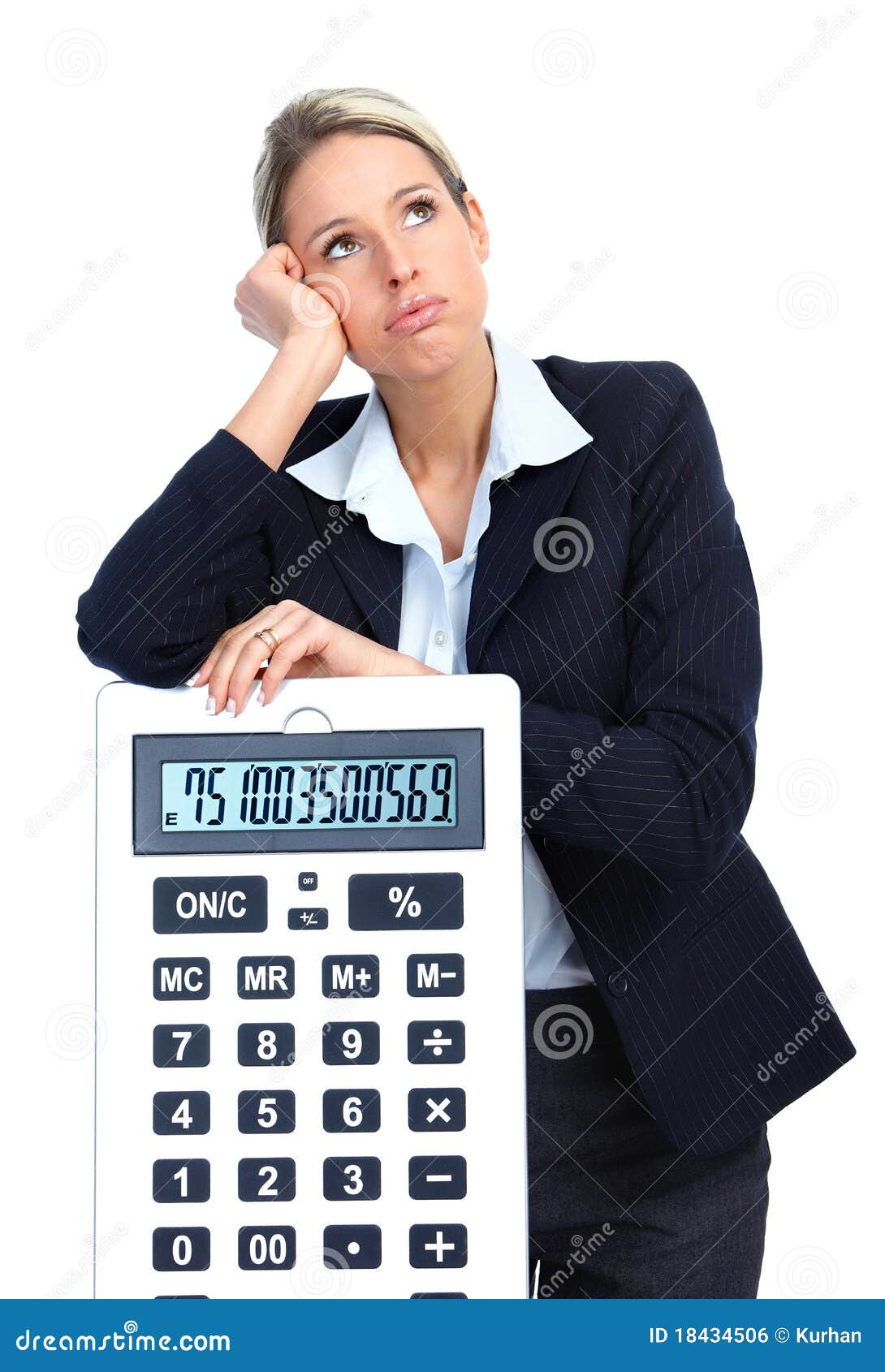 Femme D'affaires De Comptable Photo stock - Image du prévoyez, dame ...