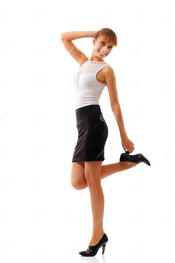 Femme d'affaires réussie image stock. Image du bras, formel - 22563593