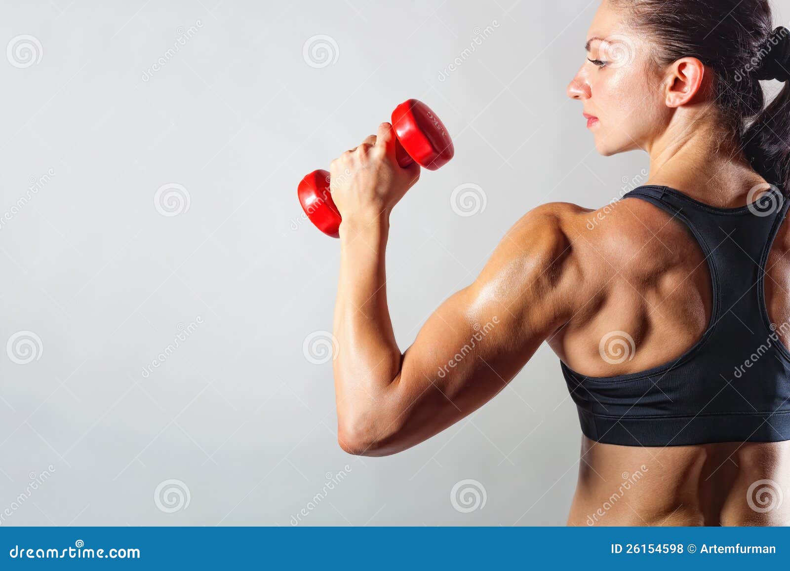 Femme de forme physique photo stock. Image du actif, beauté - 26154598