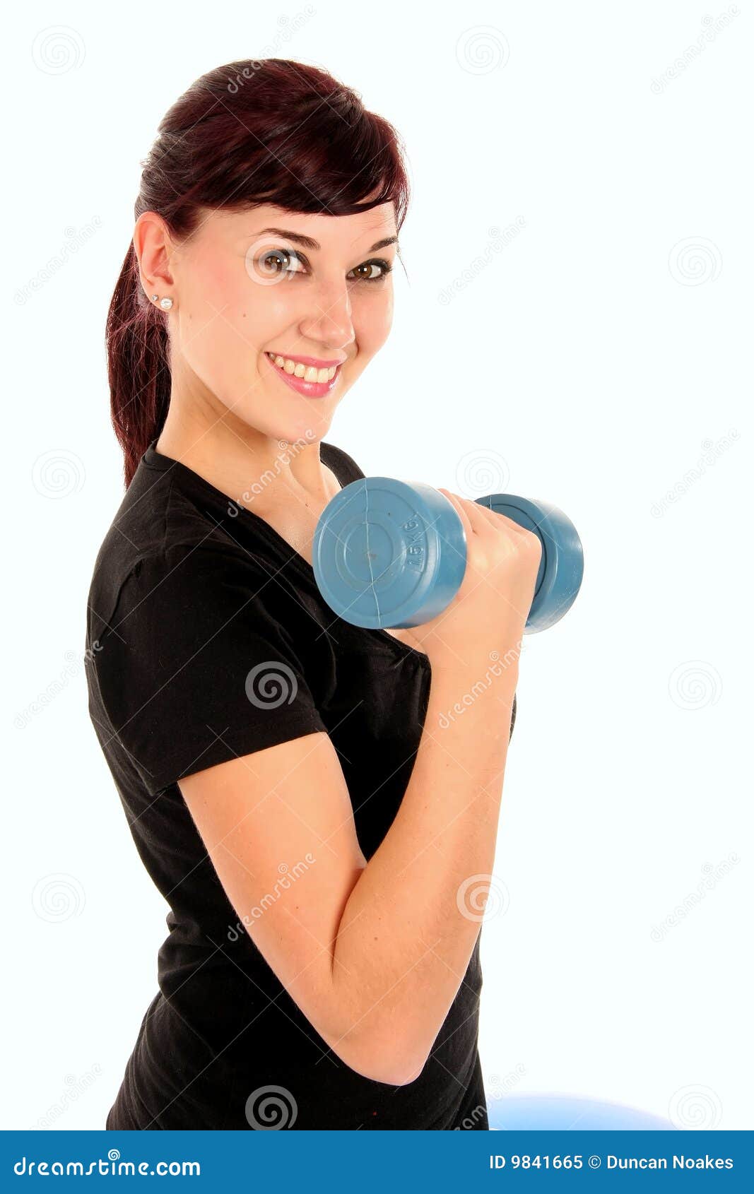 Femme de forme physique image stock. Image du femelle - 9841665