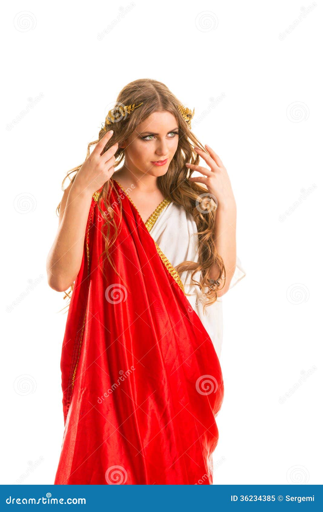 Femme de Grèce antique image stock. Image du beauté, fairytale - 36234385