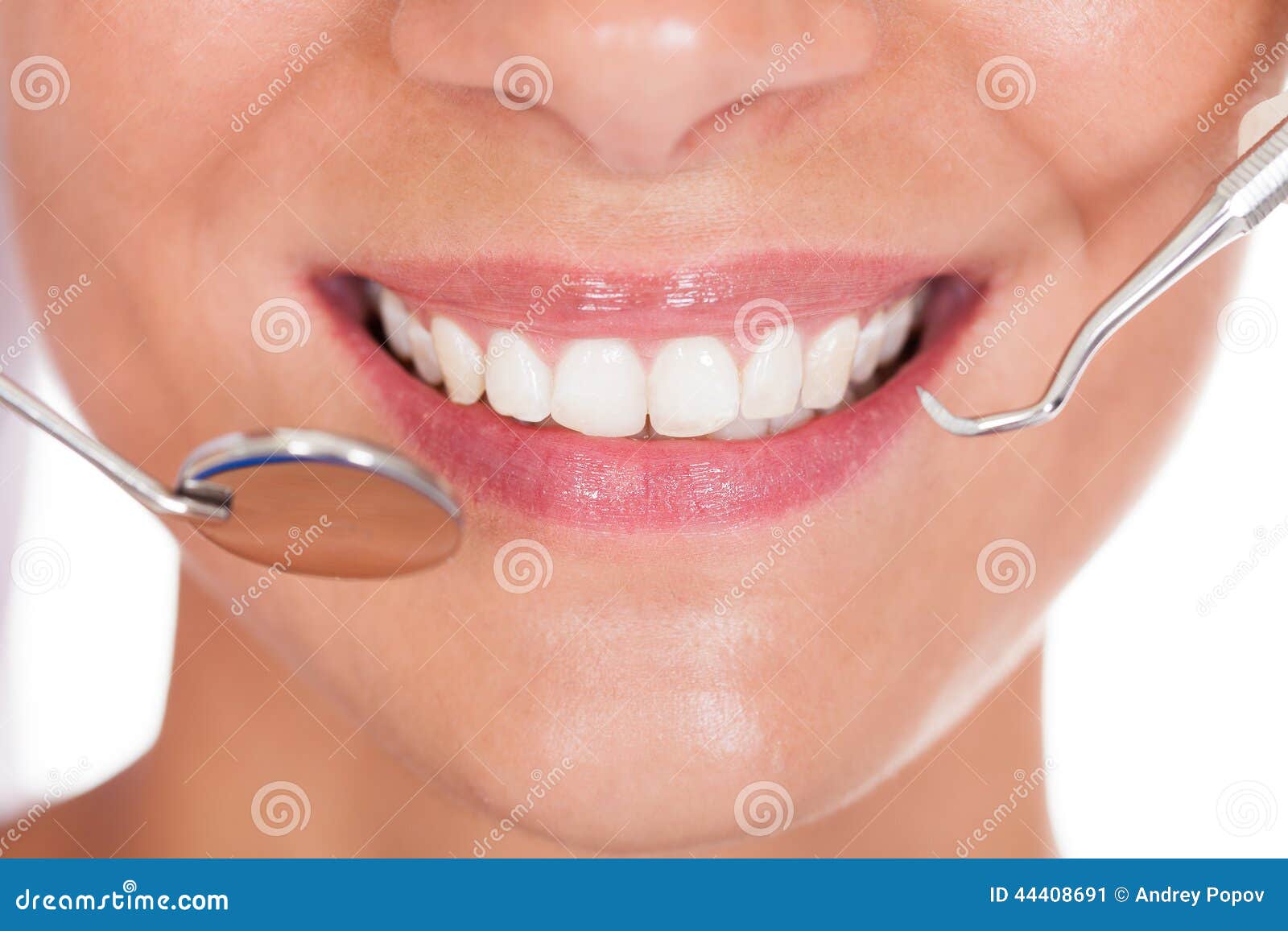 Femme De Sourire Avec Les Dents Blanches Parfaites Image stock - Image ...