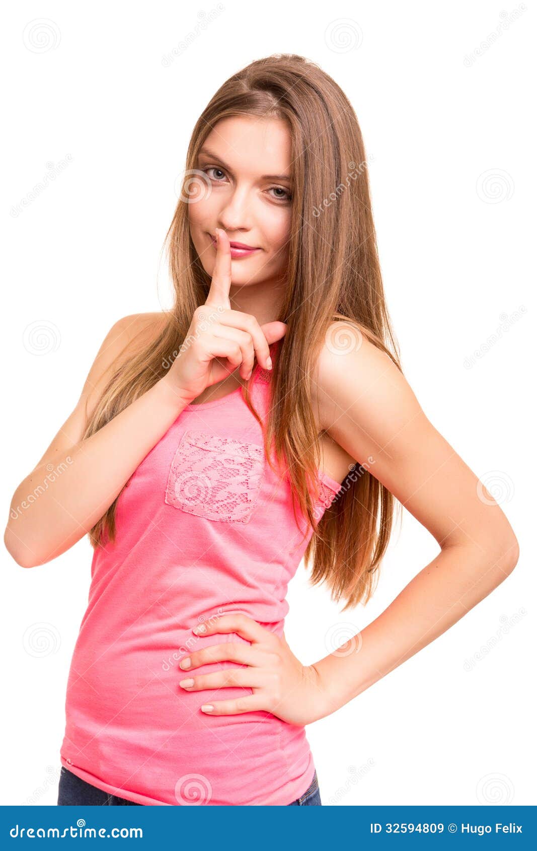 Femme demandant le silence image stock. Image du calme - 32594809