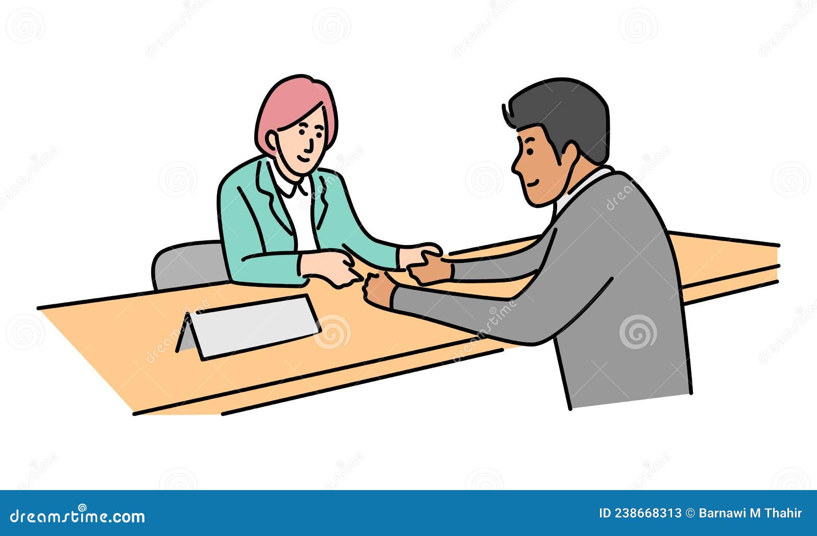 Femme du service client illustration de vecteur. Illustration du ...