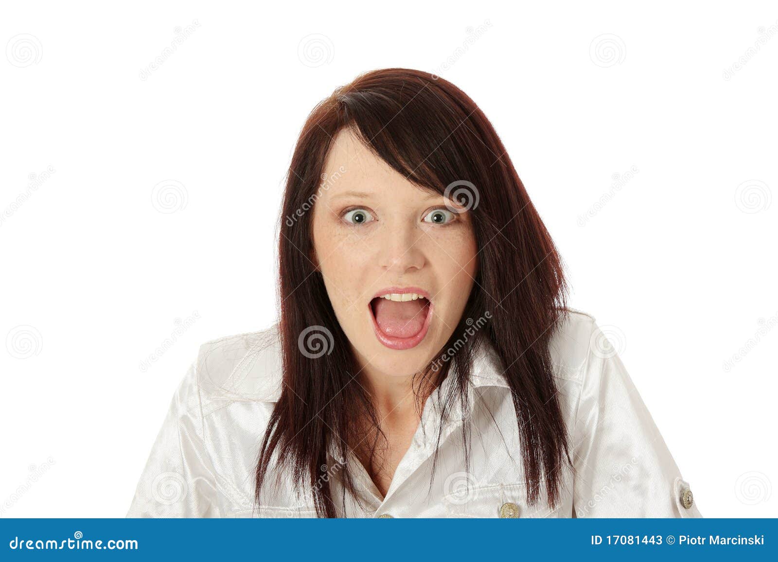 Femme effrayé image stock. Image du fond, émotif, effrayé - 17081443