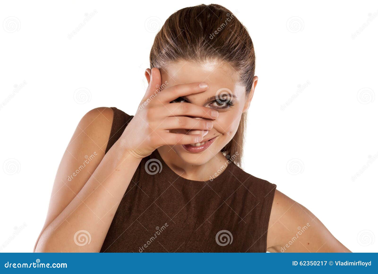 Femme honteuse image stock. Image du embarras, adulte - 62350217