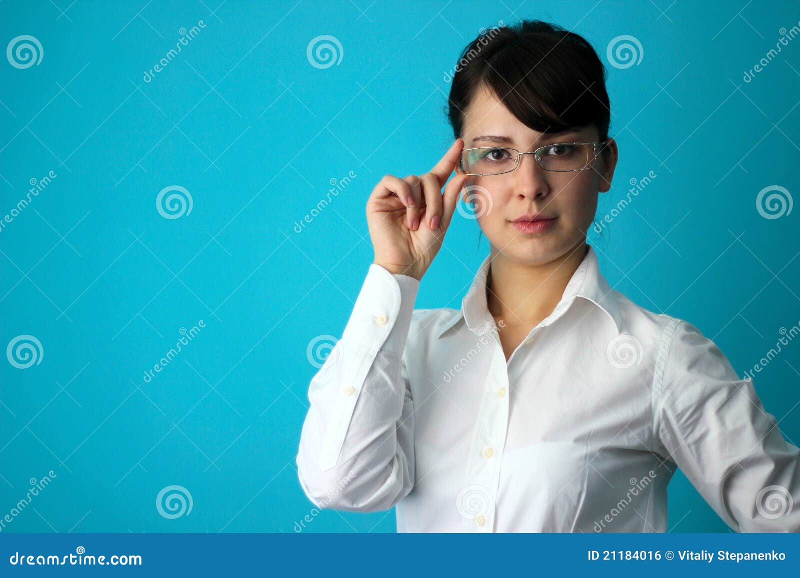 Femme intelligent photo stock. Image du glaces, kazakhstan - 21184016