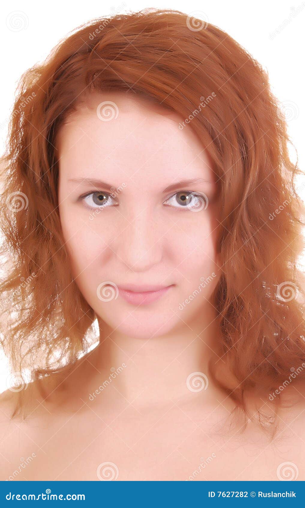 Femme roux photo stock. Image du mignon, fille, normal - 7627282