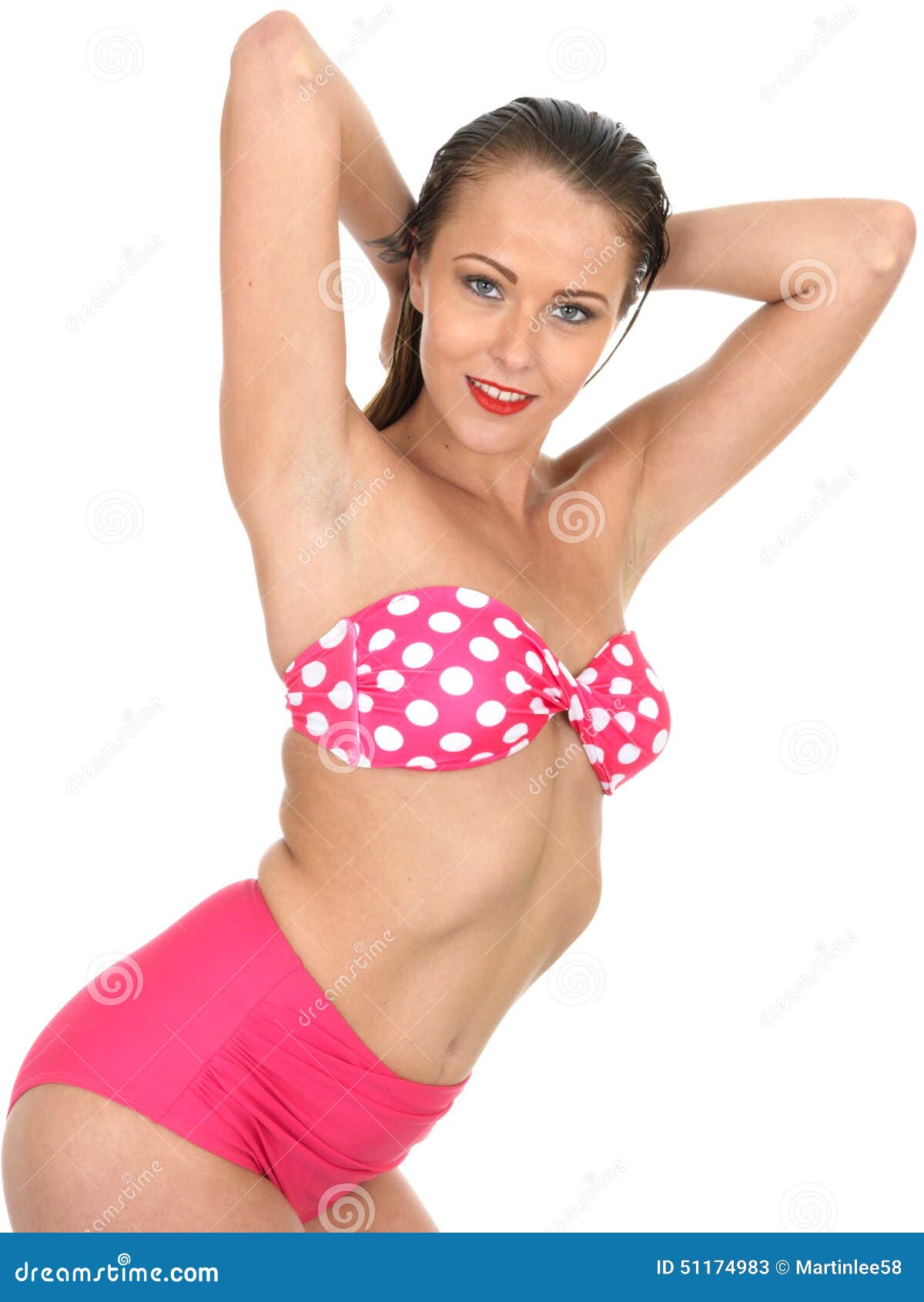 Femme Sexy Pin Up Model Dans Un Bikini Image Stock Image Du Fille