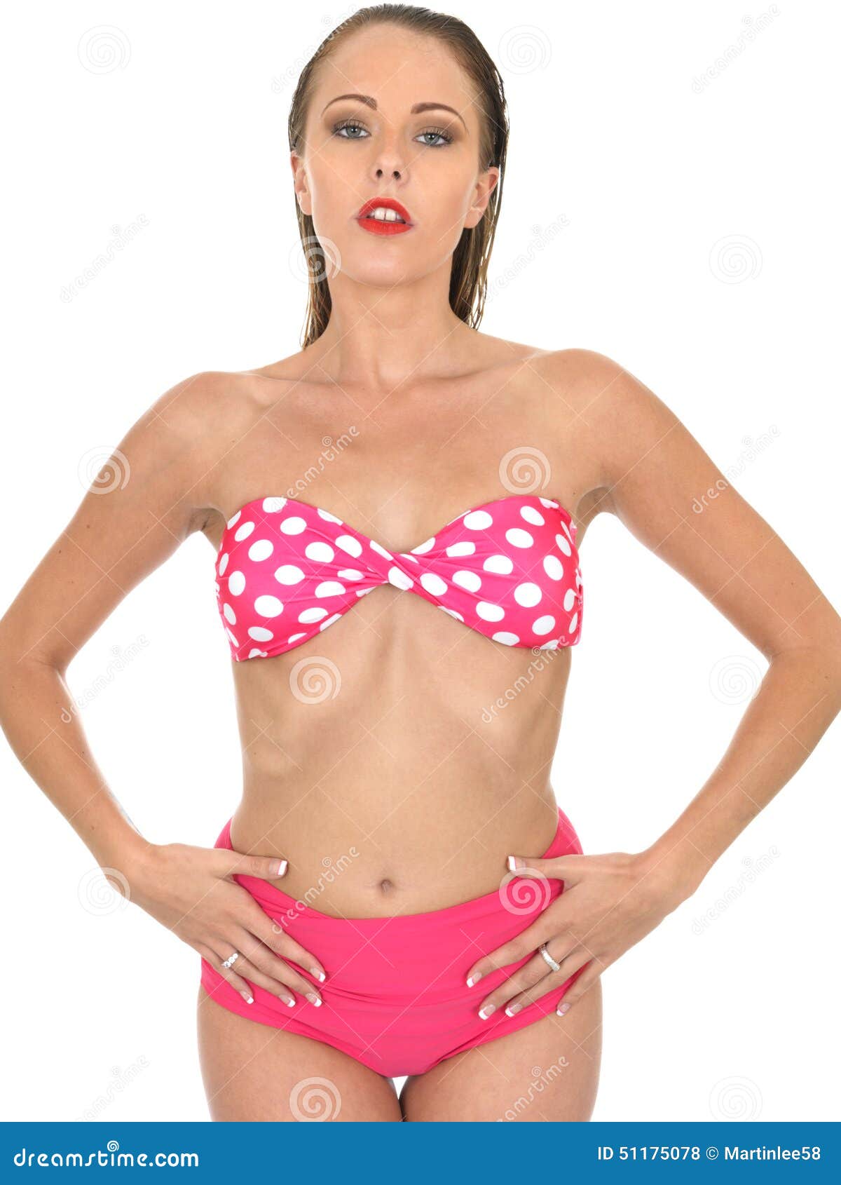 Femme Sexy Pin Up Model Dans Un Bikini Photo Stock Image Du Gens