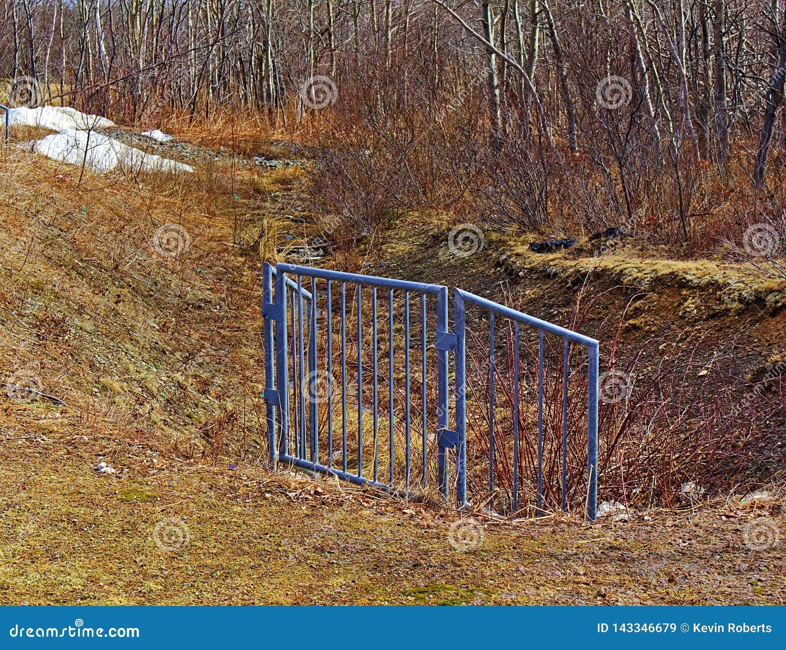 Fence drain stock image. Image of bars, steel, security - 143346679