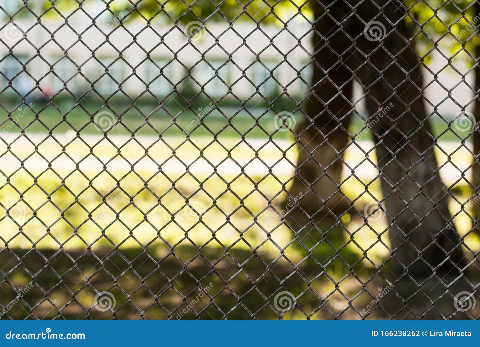 Fence Grid On The Background Of The Square Stock Photo | CartoonDealer ...