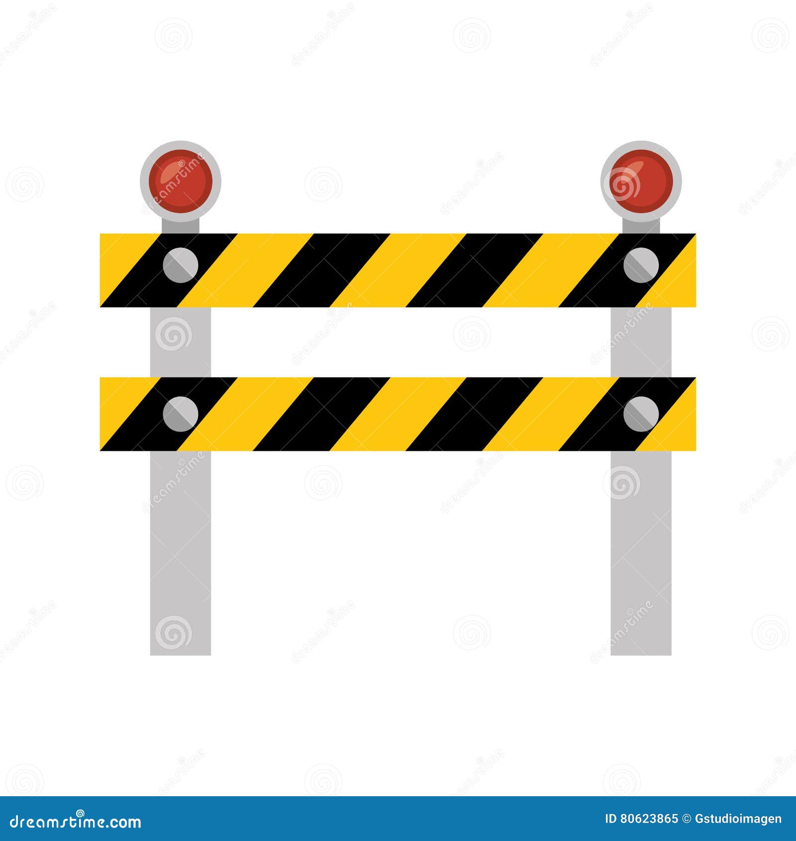 Fence Light Construction Icon Stock Vector - Illustration of industrial ...