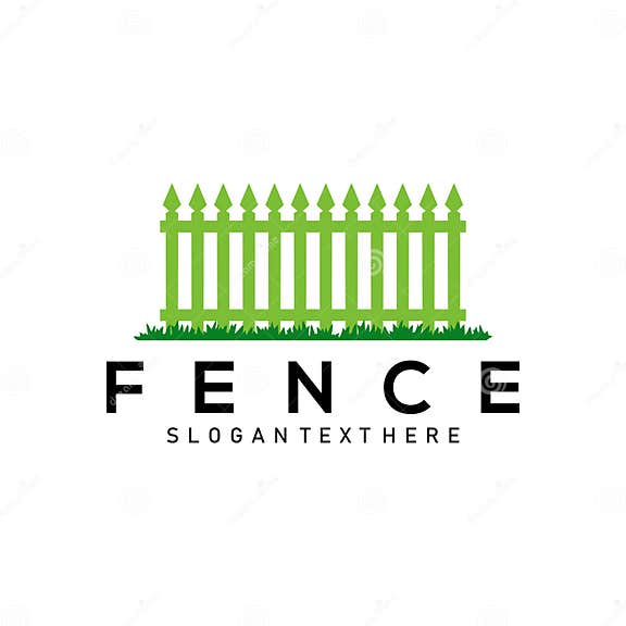 Fence logo design stock vector. Illustration of concept - 192391340