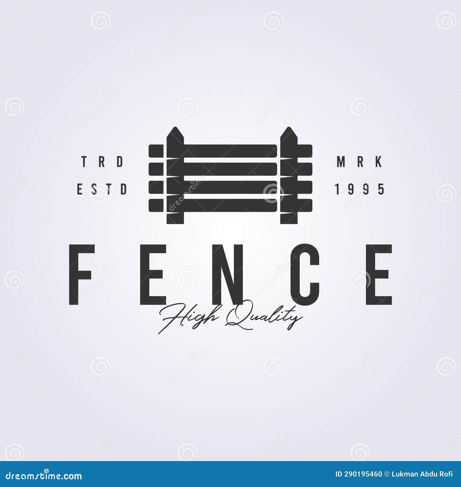 Fence Logo Icon Template Symbol Vector Illustration Background Design ...