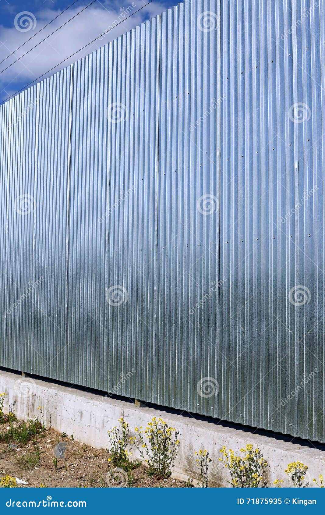 Fence Made of Galvanized, Stainless Steel Professional Flooring Stock ...