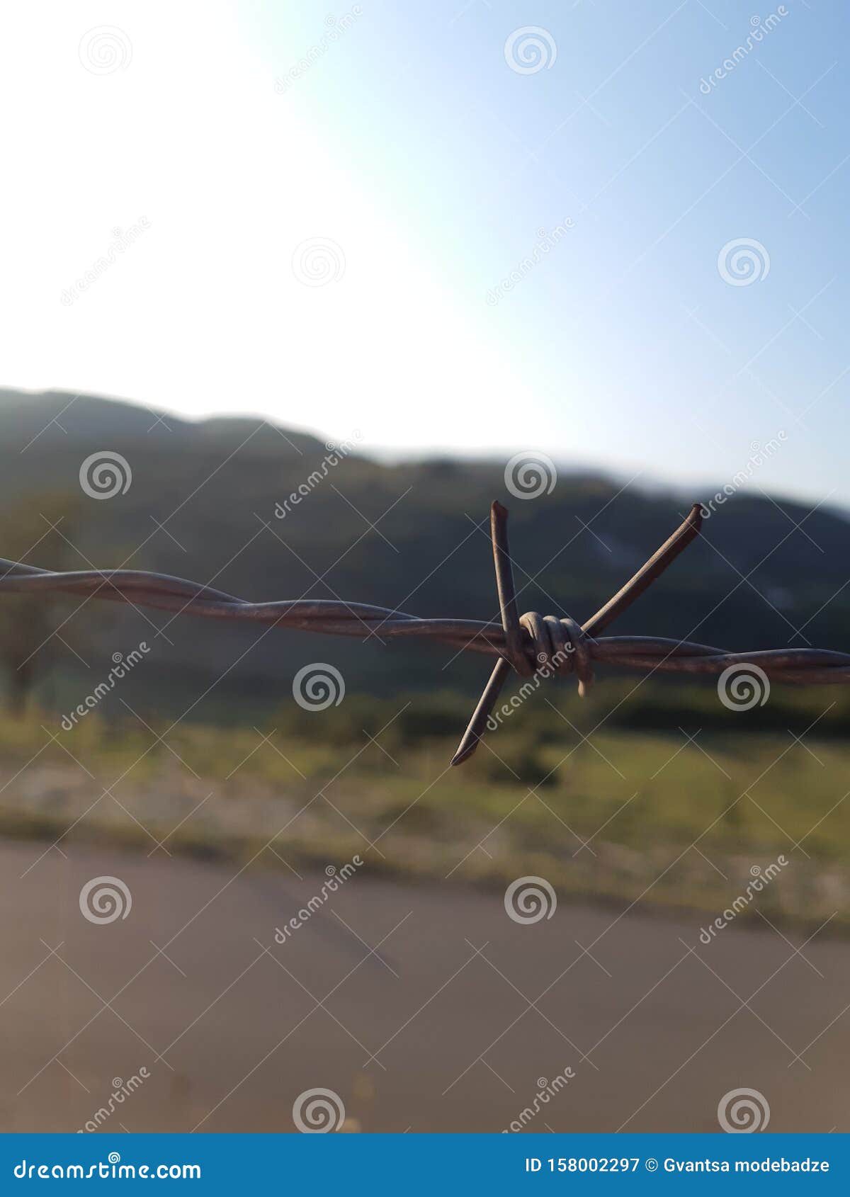 Fence stock image. Image of sharp, evening, fence, evil - 158002297
