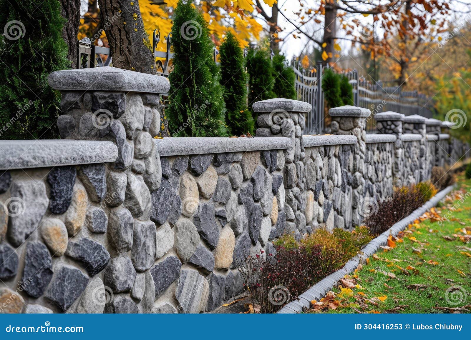 Fence Stone Panels. Artificial Concrete Panels Imitating Natural Stone ...