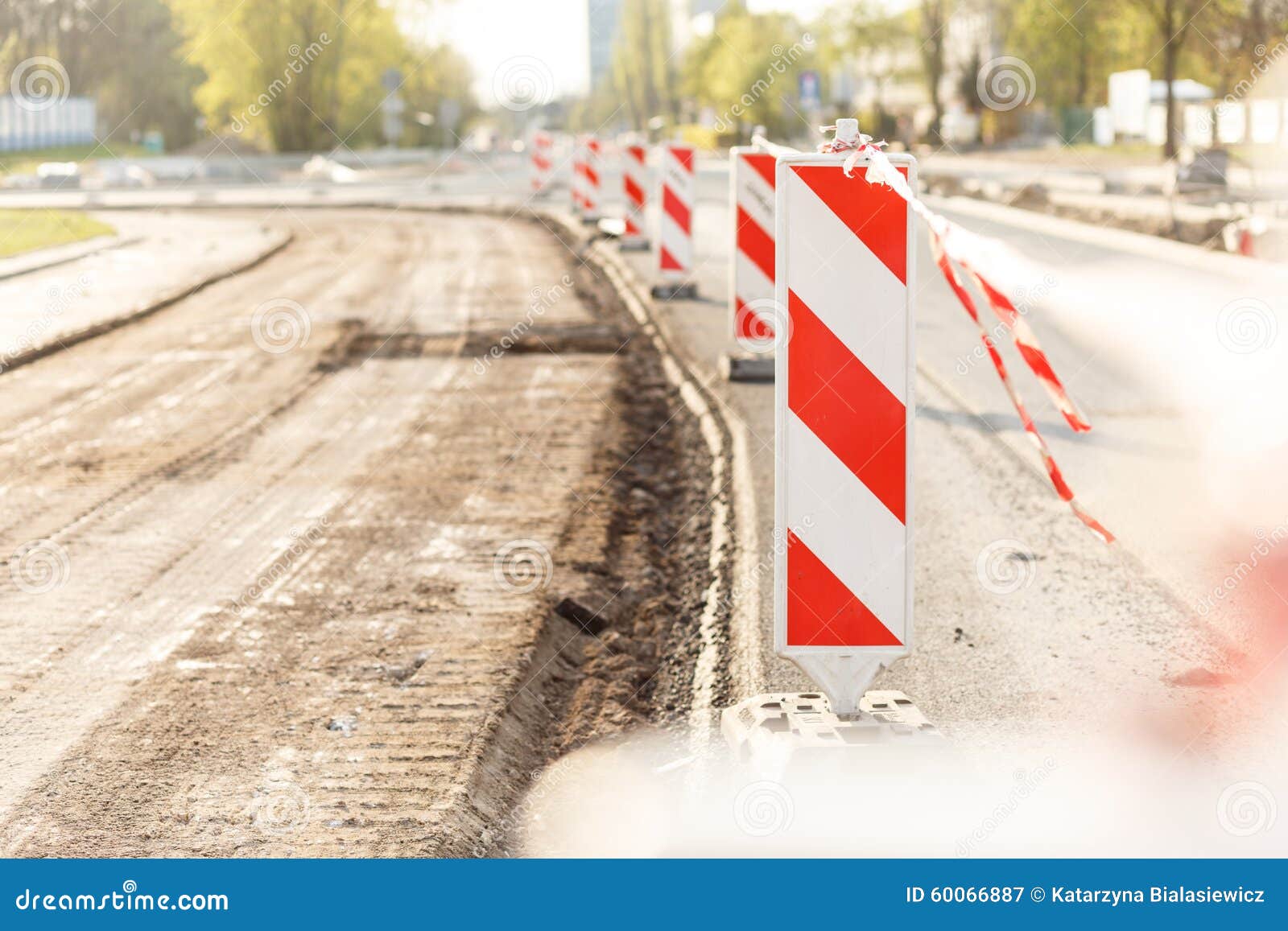 Fenced construction site stock image. Image of curb, fenced - 60066887