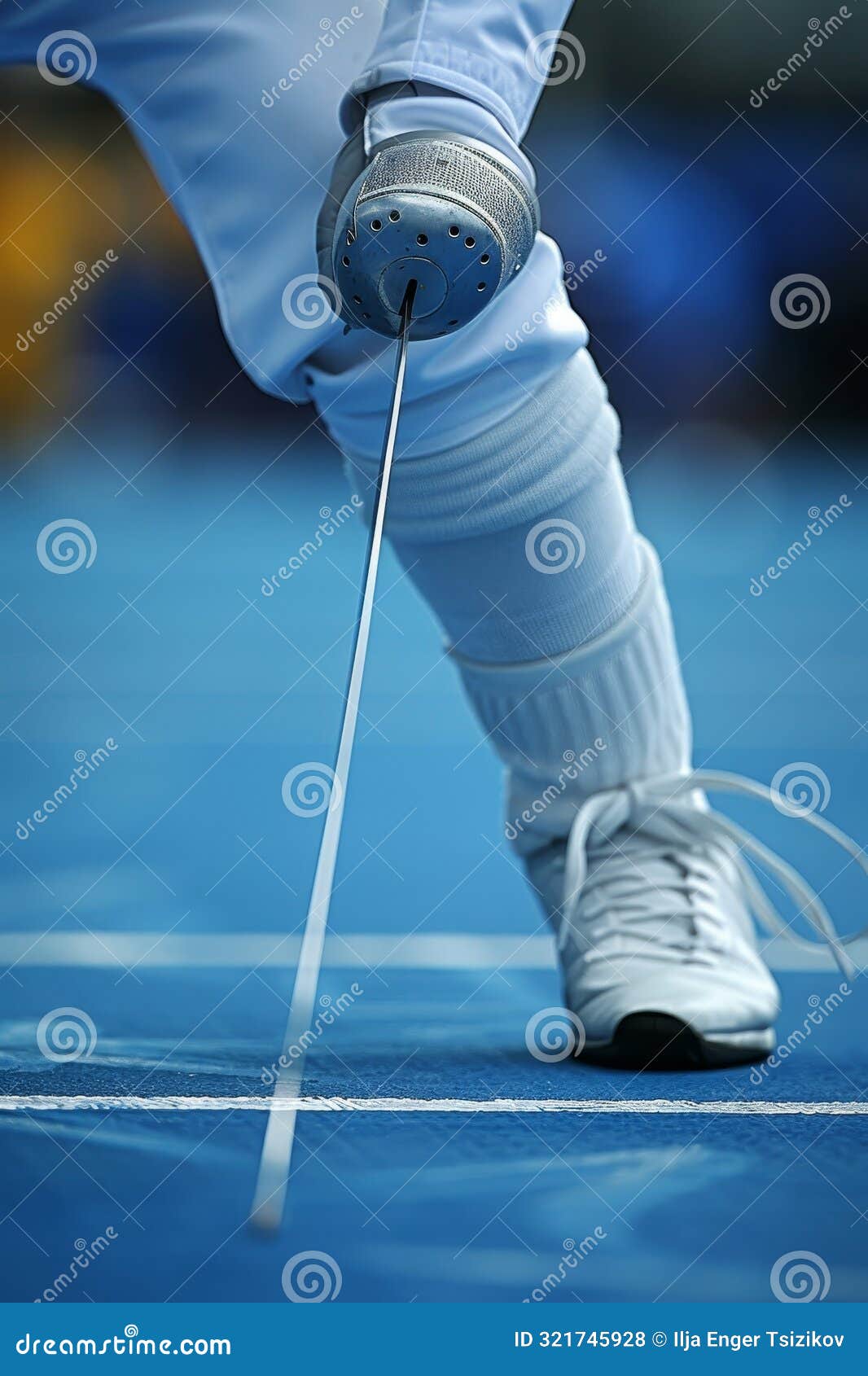 Fencers Precise Footwork Mastering the Lunge in Olympic Games ...