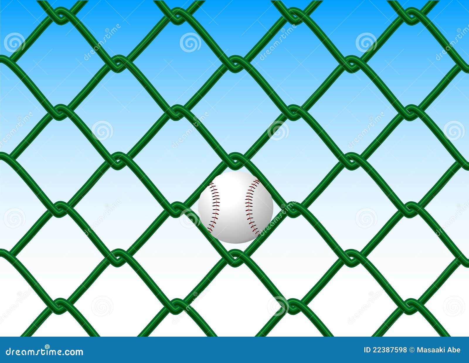 Fences and ball stock vector. Illustration of wire, diamond - 22387598