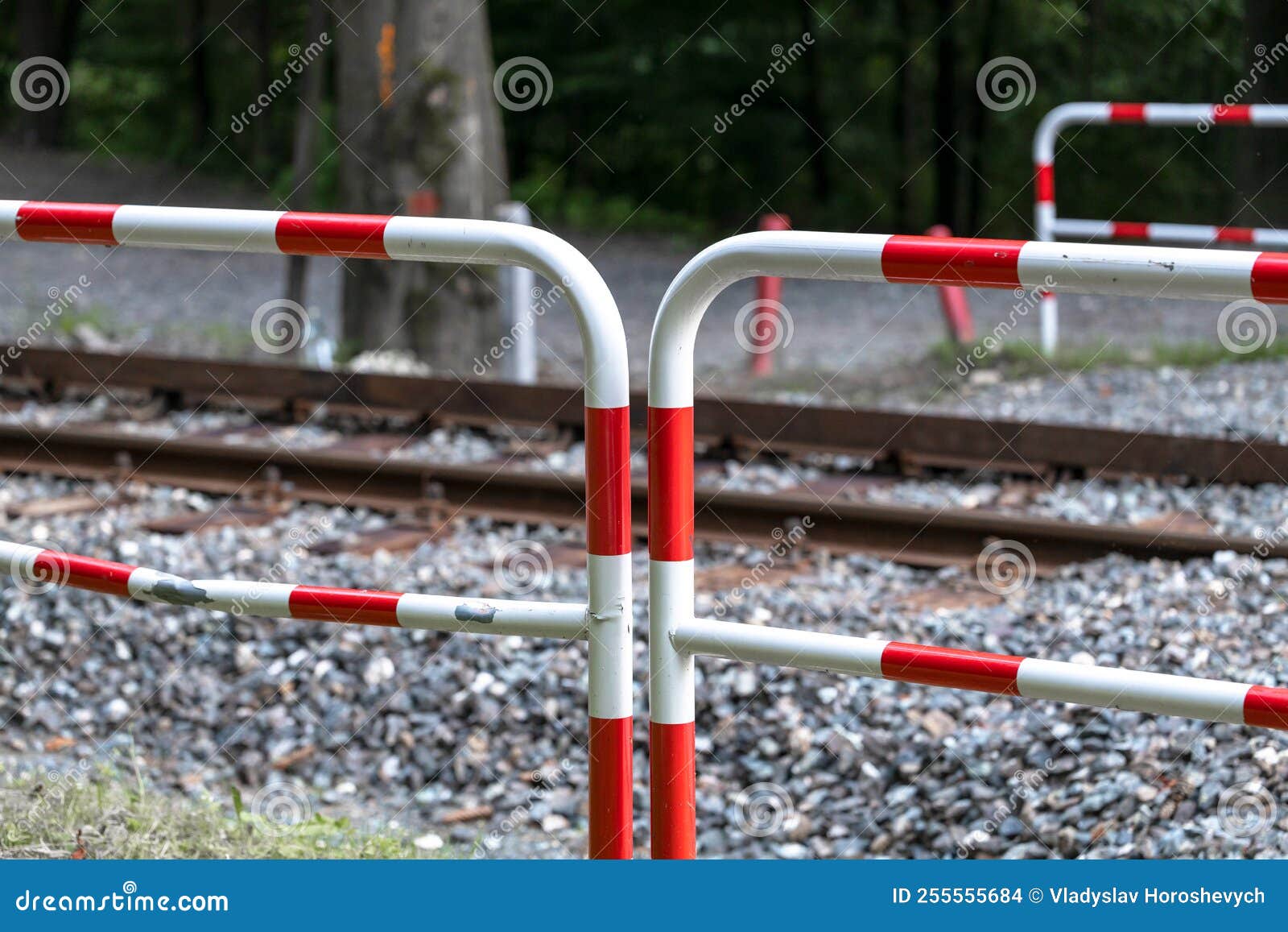 Fences Near the Railway, Prohibiting Passage through the Rails Stock ...