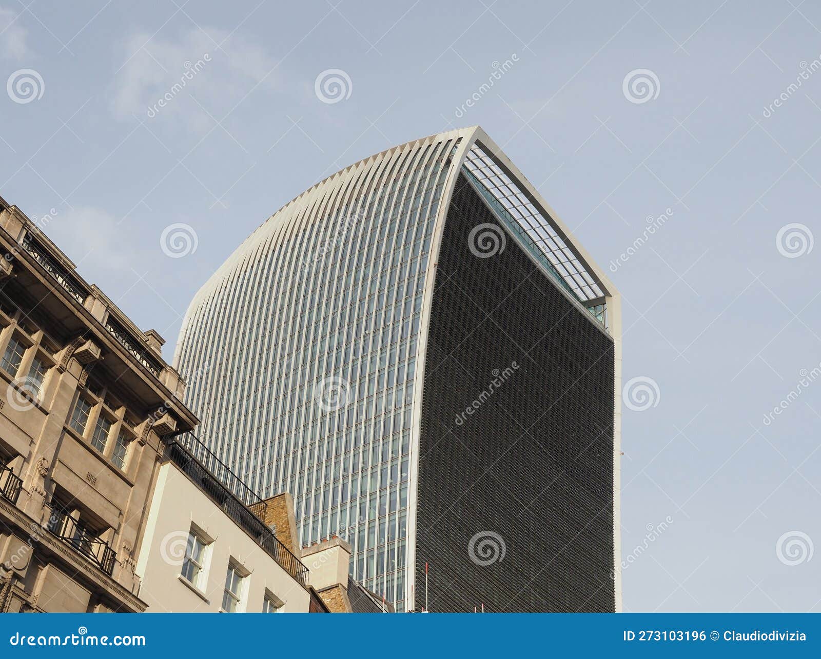 20 Fenchurch Street Skyscraper in London Stock Photo - Image of street ...