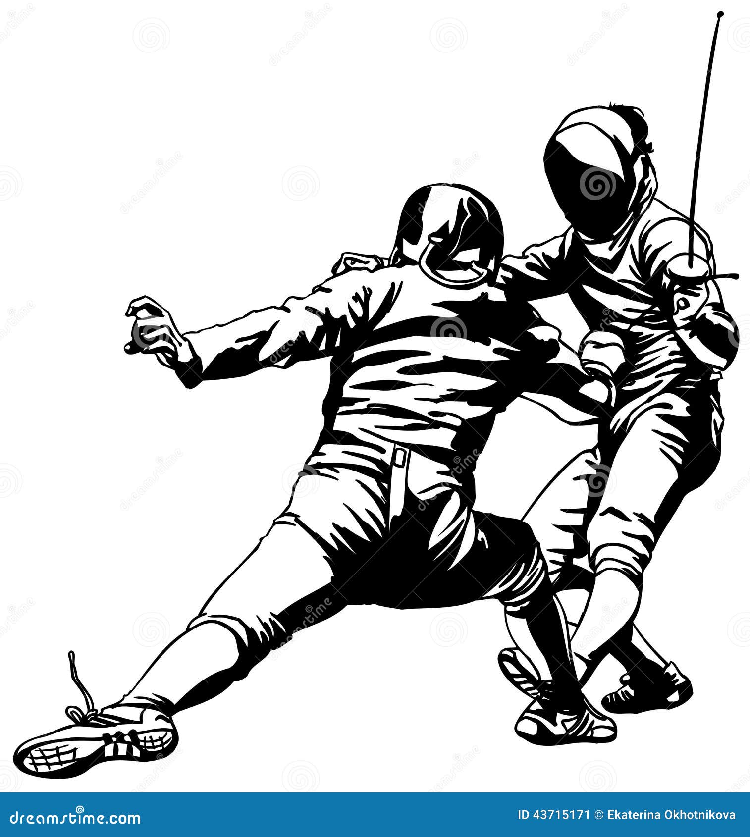 Fencing Cartoons, Illustrations & Vector Stock Images - 5982 Pictures ...