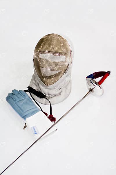 Fencing glove and armor stock image. Image of detail - 14133537