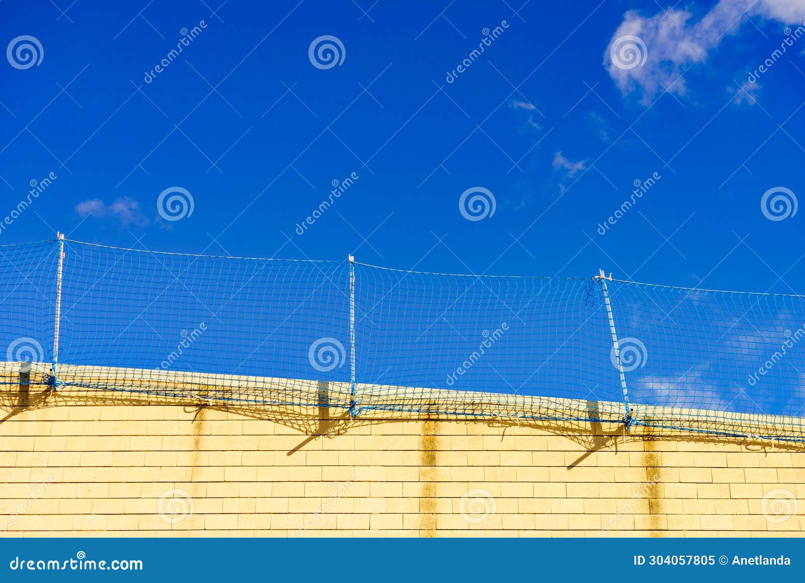 Fencing Installed on Roof of a House Stock Image - Image of protection ...