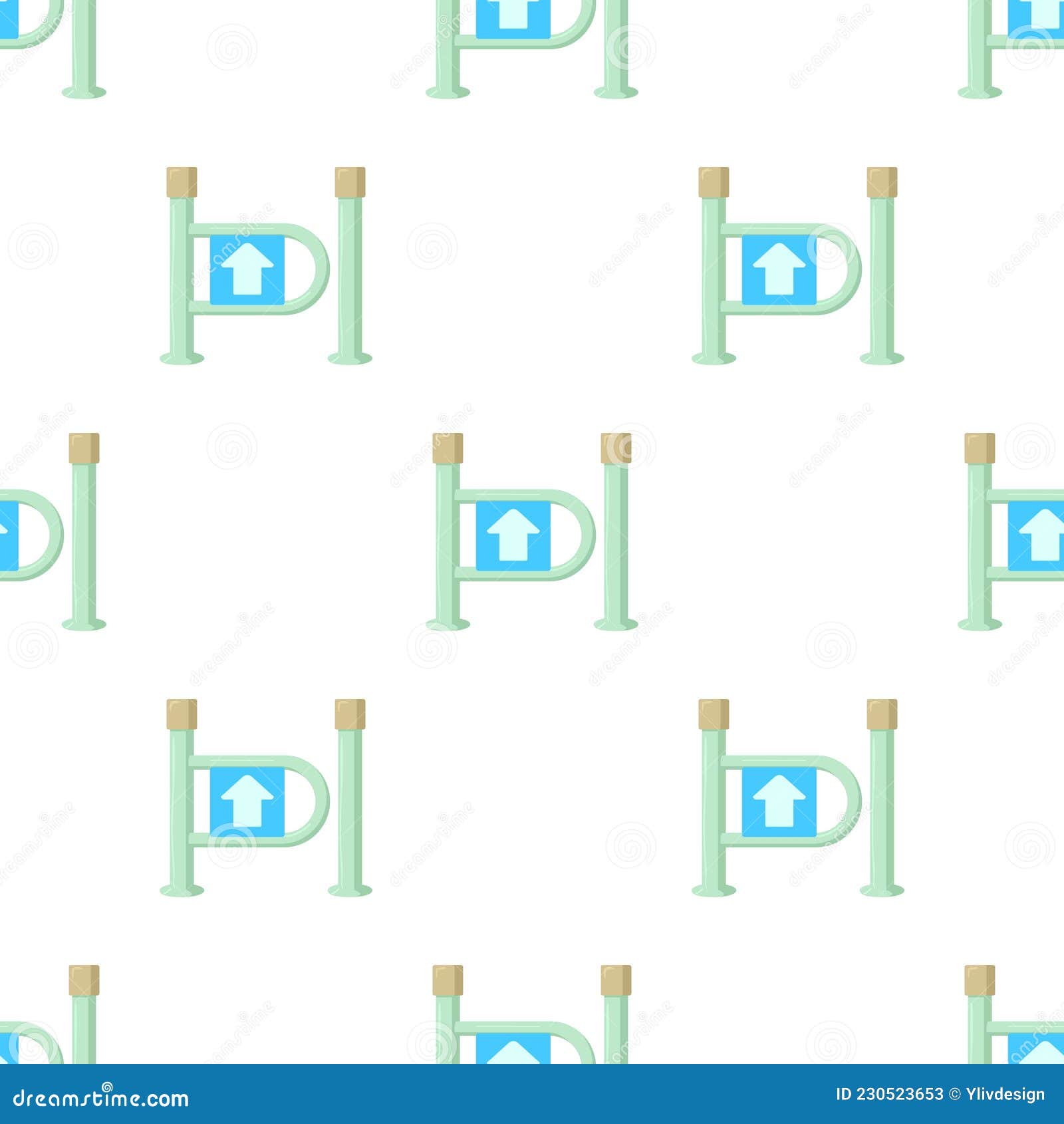 Fencing System Pattern Seamless Vector Stock Vector - Illustration of ...