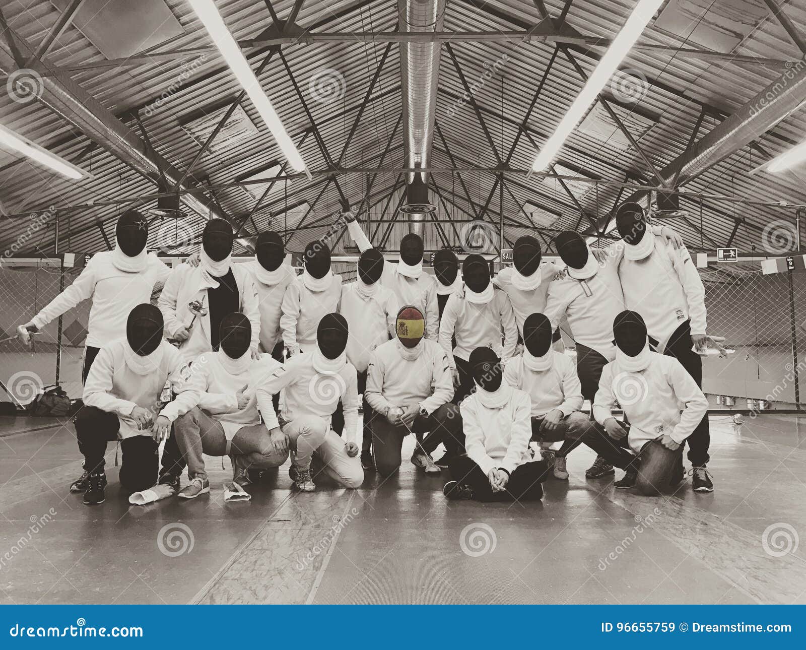 Fencing team editorial stock image. Image of team, fencing - 96655759