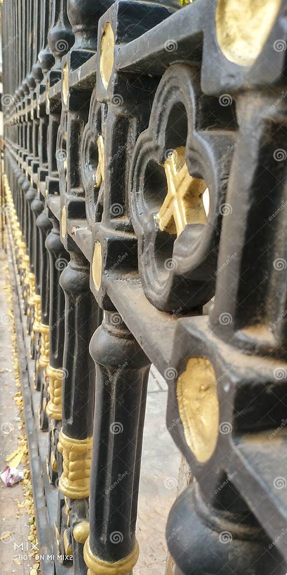 Fency stock photo. Image of building, iron, fency, design - 115067202
