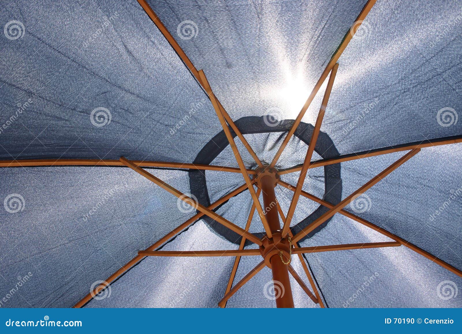 Fend off the Sun stock photo. Image of summer, wooden, blue - 70190