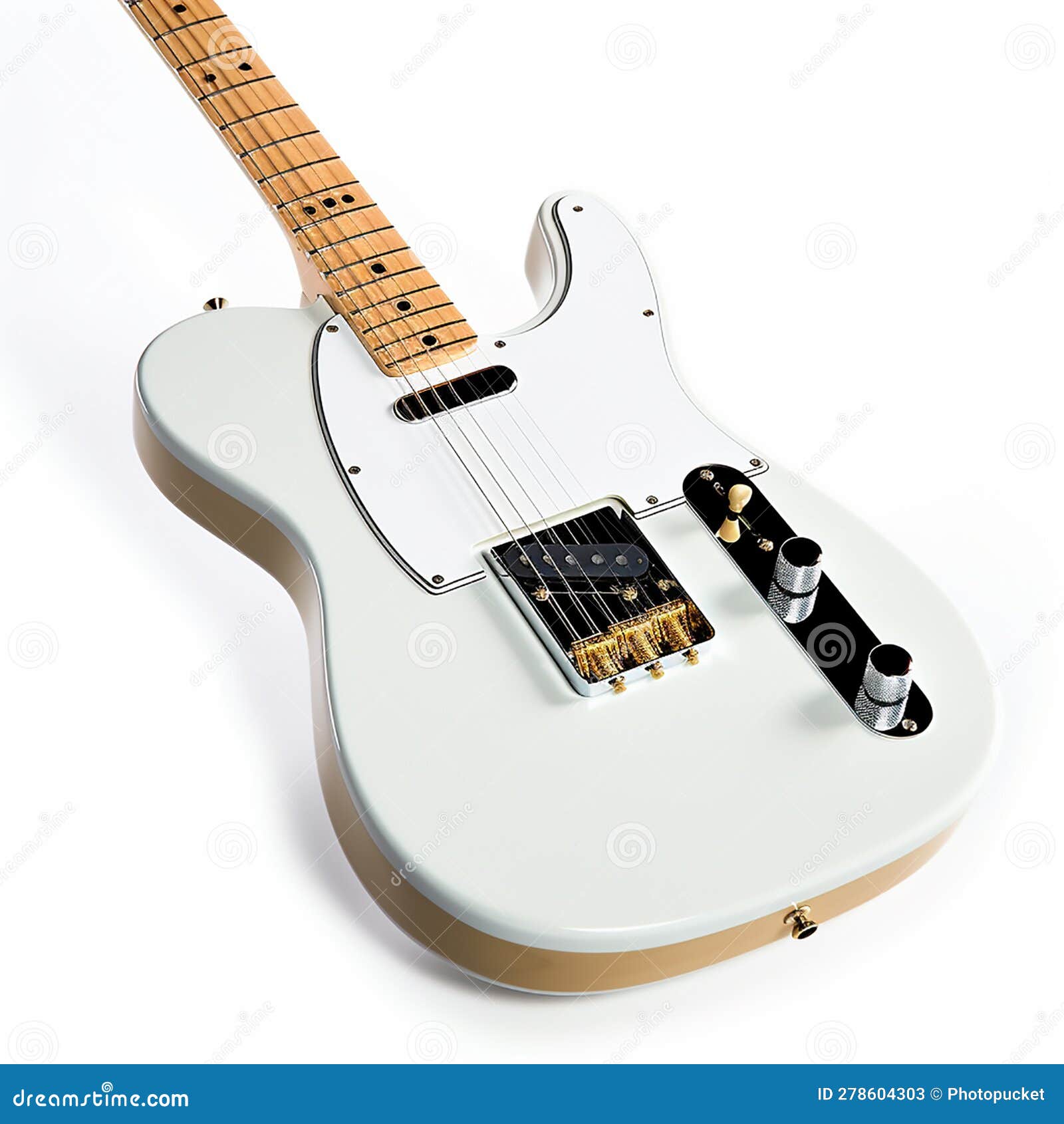 The Fender Telecaster Electric Guitar Stock Illustration Illustration
