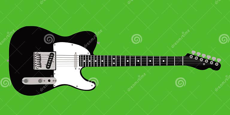 Fender Telecaster Illustration Stock Vector - Illustration of guitar ...