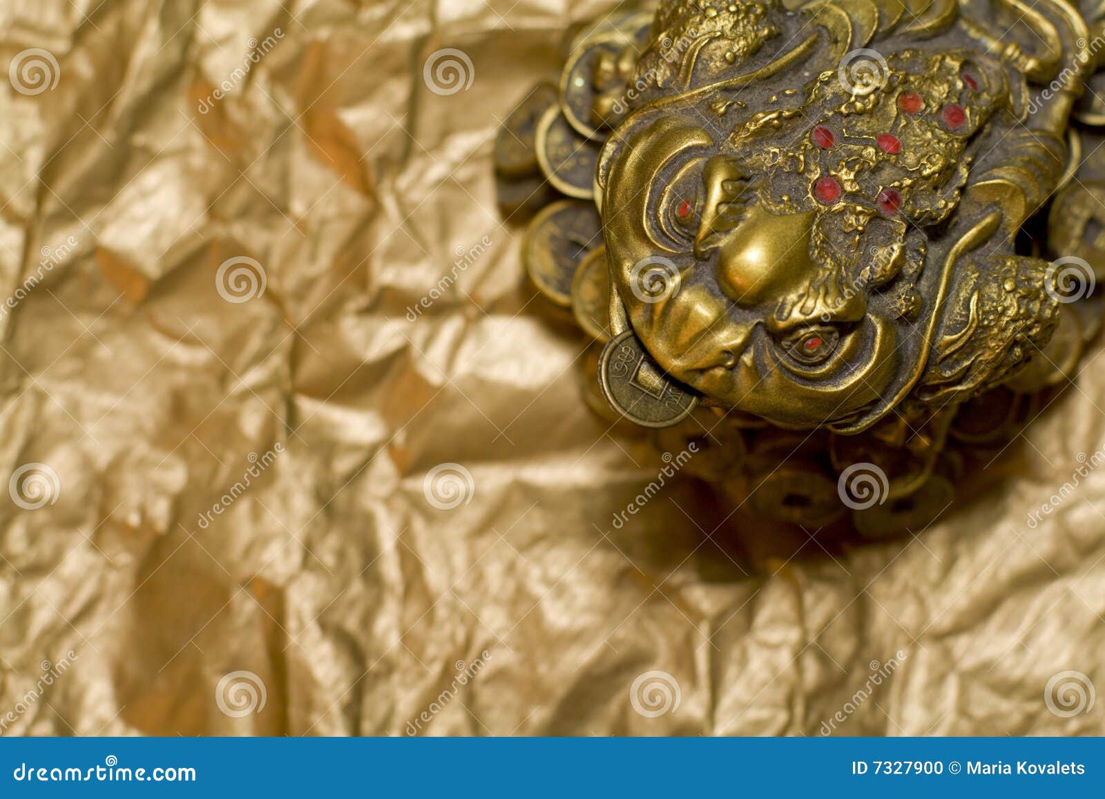 Feng Shui Lucky Money Frog Royalty-Free Stock Image | CartoonDealer.com ...