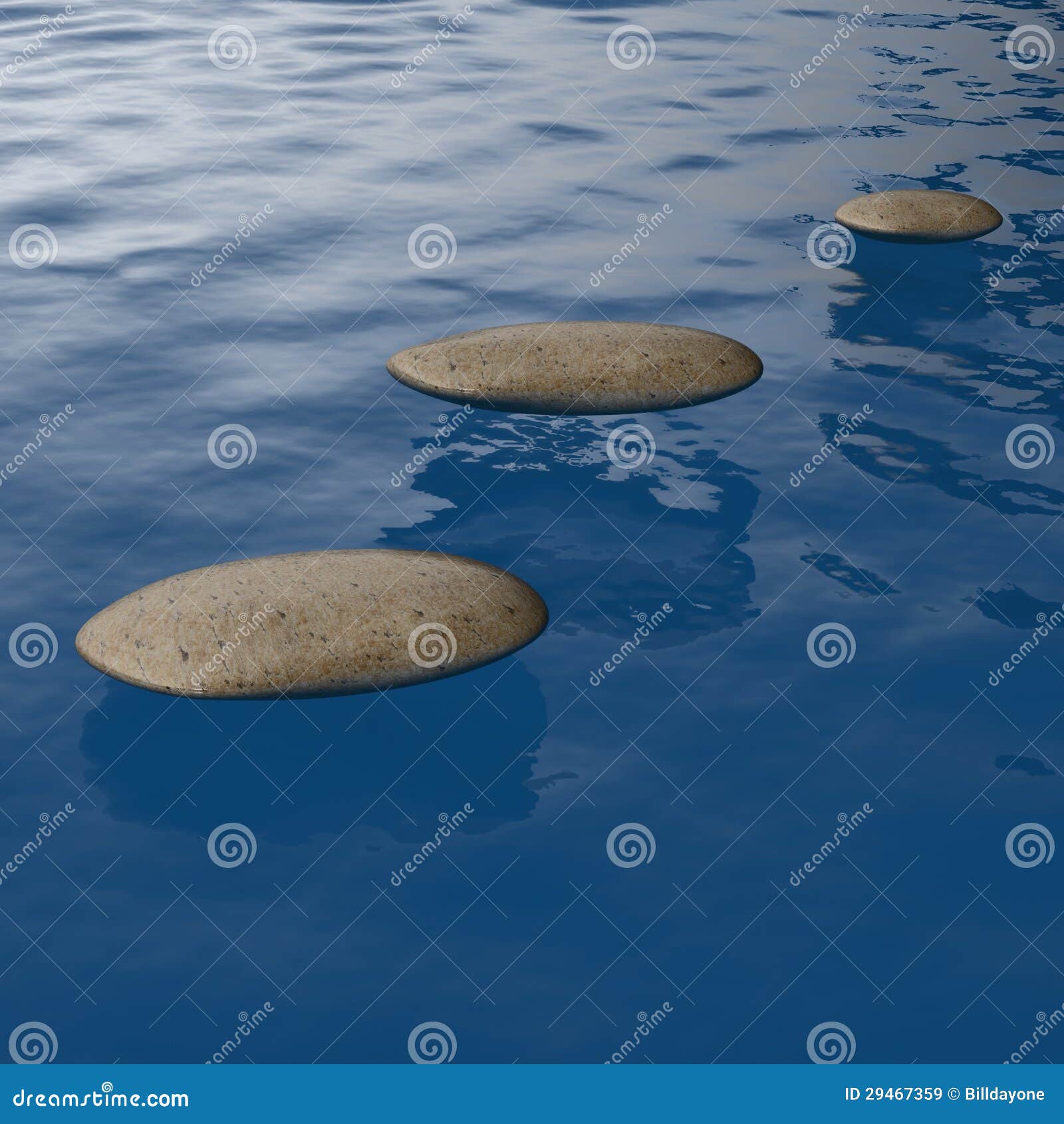 Feng Shui Stones or Pebbles Stock Illustration - Illustration of nature ...